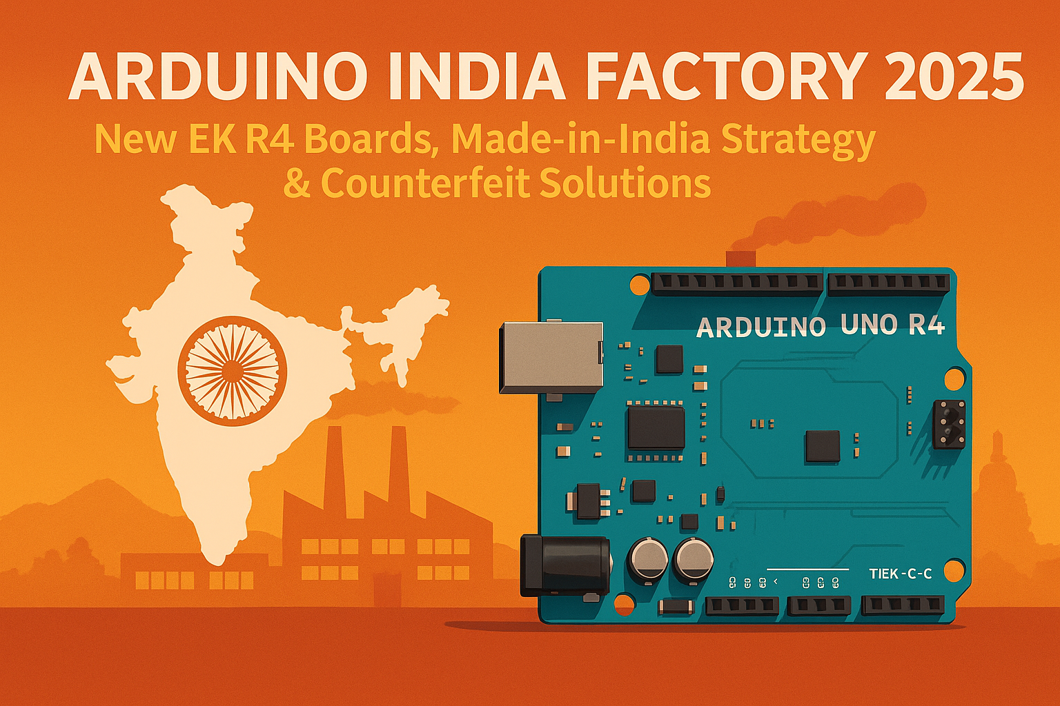 Arduino India Factory 2025: New Ek R4 Boards, Made-in-India Strategy & Counterfeit Solutions