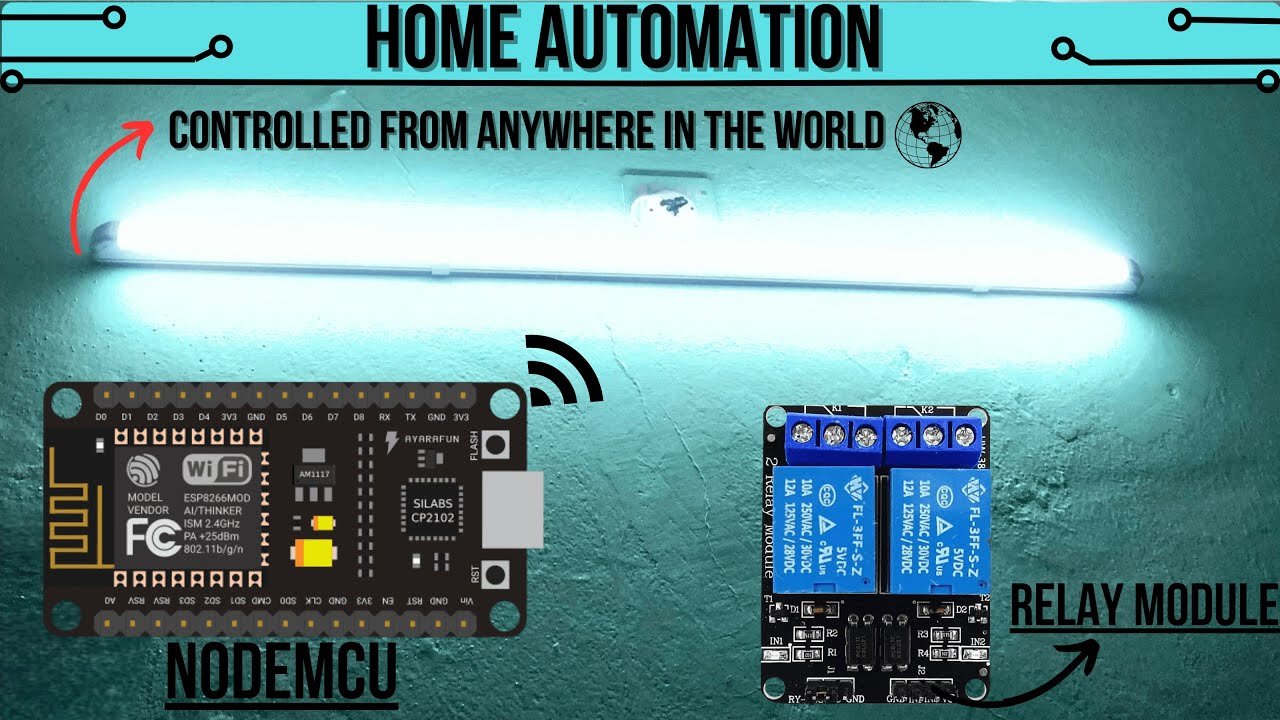 How To Control Your Devices Anywhere In The World Using Esp8266 Blynk 6895